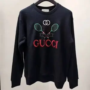 Gucci Oversized Tennis Embroidery Sweatshirt