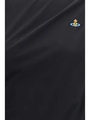 VIVIENNE WESTWOOD Asymmetric Short-sleeved T-shirt - Black