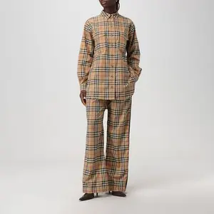 Burberry Checked Long-sleeve Shirt