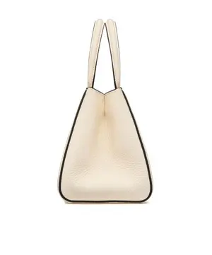 Valentino Garavani Alltime Logo Plaque Top Handle Bag - Nude
