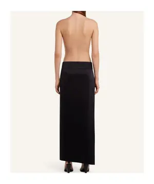 COURREGES Courrèges Infinity Satin Midi Skirt