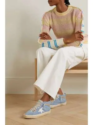 GOLDEN GOOSE Mid-top Sneakers - Blue