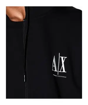Armani Exchange Logo Zip-up Hoodie