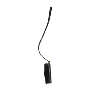 JIL SANDER Cannolo Keychain - Black