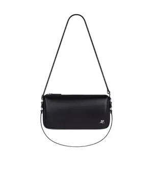 COURREGES Small Baguette Shoulder Bag - Black