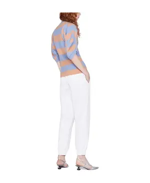 Stella McCartney Striped Puff-sleeve Jumper