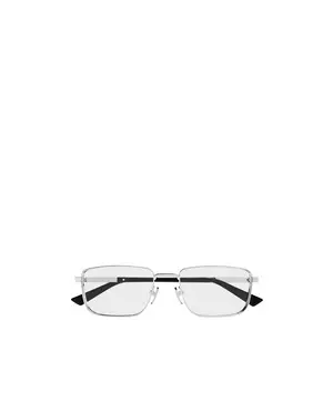 Gucci Rectangular Frame Eyeglasses - Silver
