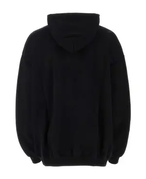 Vetements Logo Printed Drawstring Hoodie