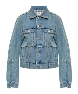 Vetements Panelled Denim Jacket - Blue