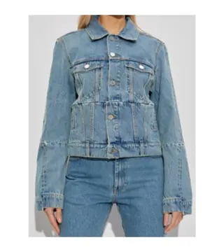 Vetements Panelled Denim Jacket - Blue