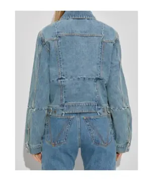 Vetements Panelled Denim Jacket - Blue