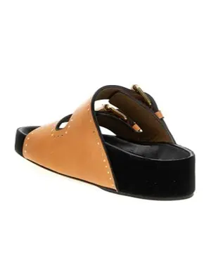 Isabel Marant Étoile Open Toe Studded Flat Sandals
