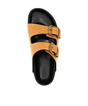 Isabel Marant Étoile Open Toe Studded Flat Sandals