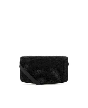 Stella McCartney Rhinestone-embellished S-wave Mini Wallet