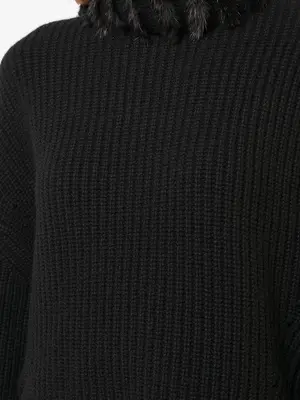 Fendi High Neck Sweater - Black