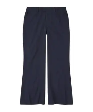 Closed Wharton Cropped Flared Trousers - Black