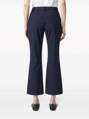 Closed Wharton Cropped Flared Trousers - Black