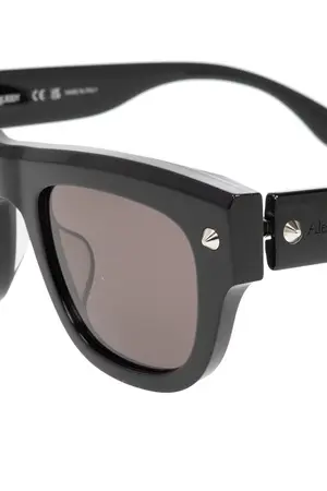 Alexander McQueen Tinted Square Frame Sunglasses