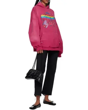 Balenciaga B Logo Quilted Shoulder Bag