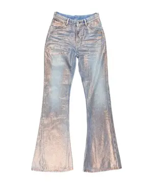 Acne Studios Fitted Glitter Jeans - Gray