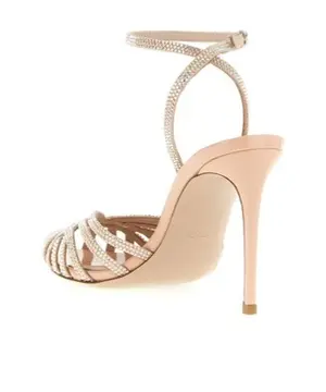 LE SILLA Embrace Divina Embellished Stiletto Sandals - Pink