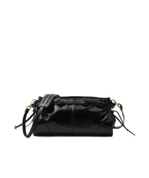 Prada Bonnie Small Leather Shoulder Bag - Black