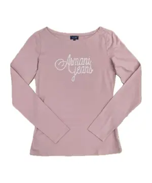 Emporio Armani Long Sleeve Crewneck T-shirt - Nude