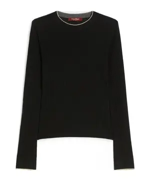 Max Mara Ribbed Pullover Sweater