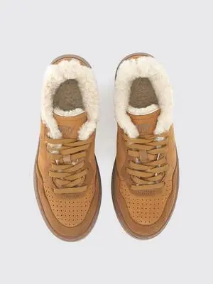 AUTRY Medialist Shearling Sneakers - Brown