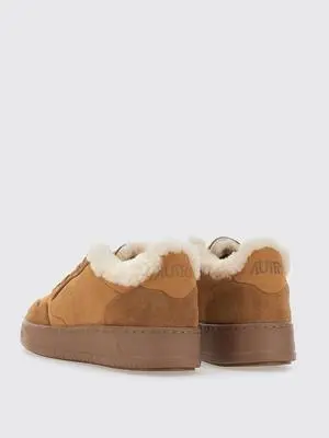 AUTRY Medialist Shearling Sneakers - Brown