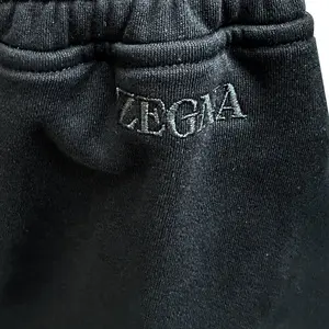 Zegna Logo Embroidered Shorts