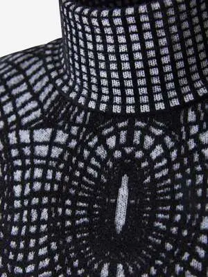 Balmain Long Sleeve Embroidered Velvet Dress