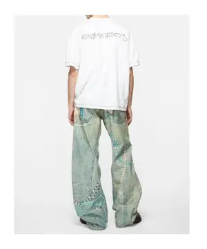 Acne Studios Relaxed Fit Distressed Jeans