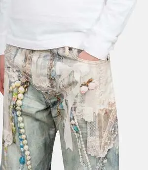 Acne Studios Relaxed Fit Distressed Jeans