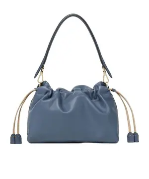 Fendi Mamma Baguette Medium Crossbody Bag - Blue