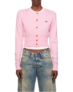 VIVIENNE WESTWOOD Orb Embroidered Cardigan