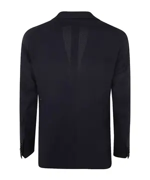Tagliatore Notched-lapels Single-breasted Blazer - Black