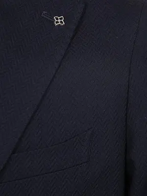 Tagliatore Notched-lapels Single-breasted Blazer - Black