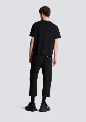 Balmain Logo Printed Crewneck T-shirt