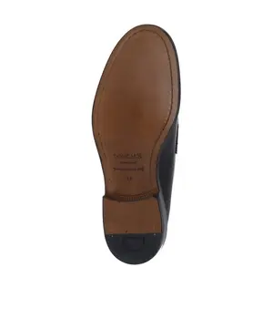 DOUCAL'S Classic Penny Loafers - Black
