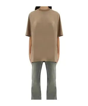 Rick Owens Jumbo Crewneck T-shirt - Gray