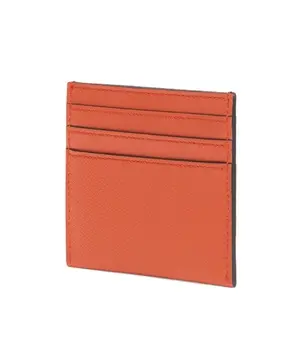 Fendi Card Holder With Logo Detail - Orange