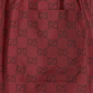 Gucci Gg Print Nylon Swim Shorts - Red