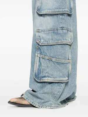 DIESEL® D-sire Straight Leg Cargo Jeans - Blue