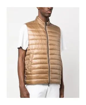 Herno Quilted Down Gilet - Nude