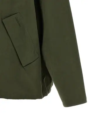 Barbour Long Sleeve Casual Jacket With Corduroy Collar