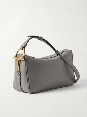 Gucci Half Horsebit Medium Shoulder Bag - Grey