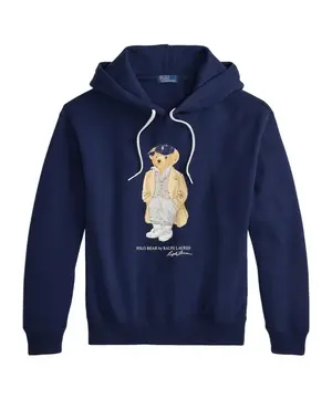 Polo Ralph Lauren Polo Bear Print Hoodie - Black