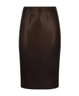 Dolce & Gabbana High-waisted Midi Skirt - Black