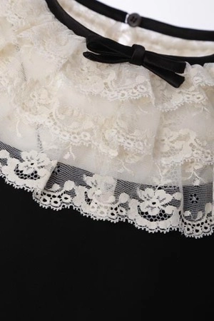 Miu Miu Lace Trimmed Mini Dress
